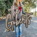Last Name Sign Personalized Gift Custom Name Sign Wedding - Etsy