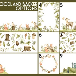 Woodland, Woodland Framed Nursery Sign, Custom Kids Sign, Framed Wood ...