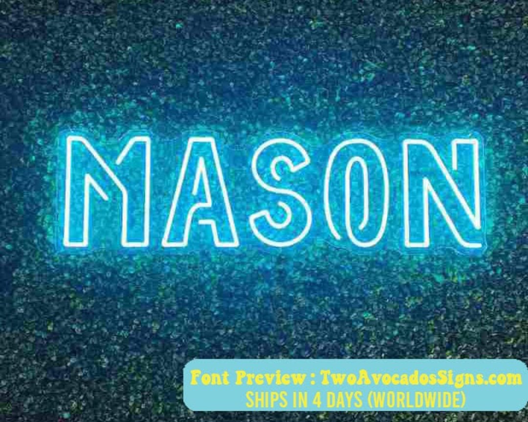 Nursery Name Neon Sign, Custom Neon, Teen Neon Name Sign, Kids Neon ...