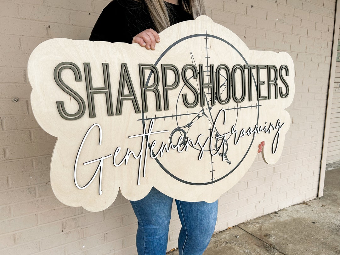 Custom Hybrid Sign, Printed and Cut Out Design, Custom Sign ...
