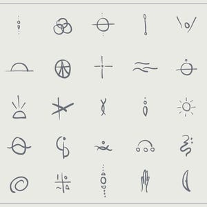 Wellness Icon Illustration Collection: Boho Yoga, Skincare Branding ...