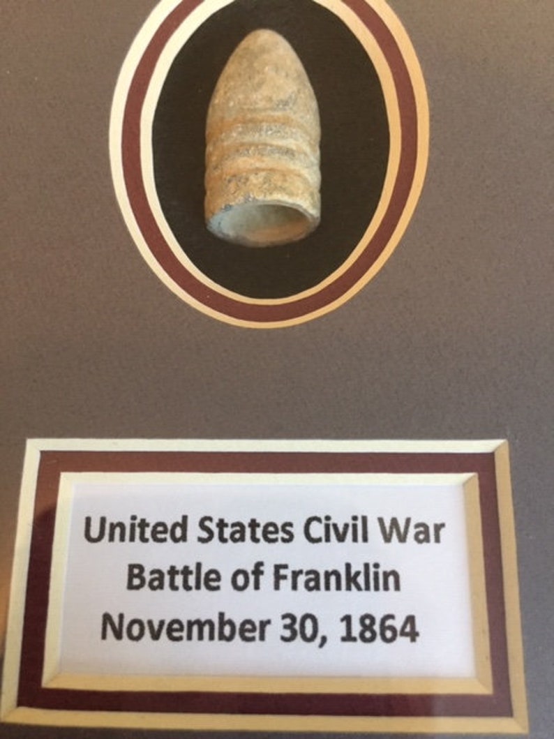 Militaria Collectibles Battle of Franklin Display Authentic Civil War ...