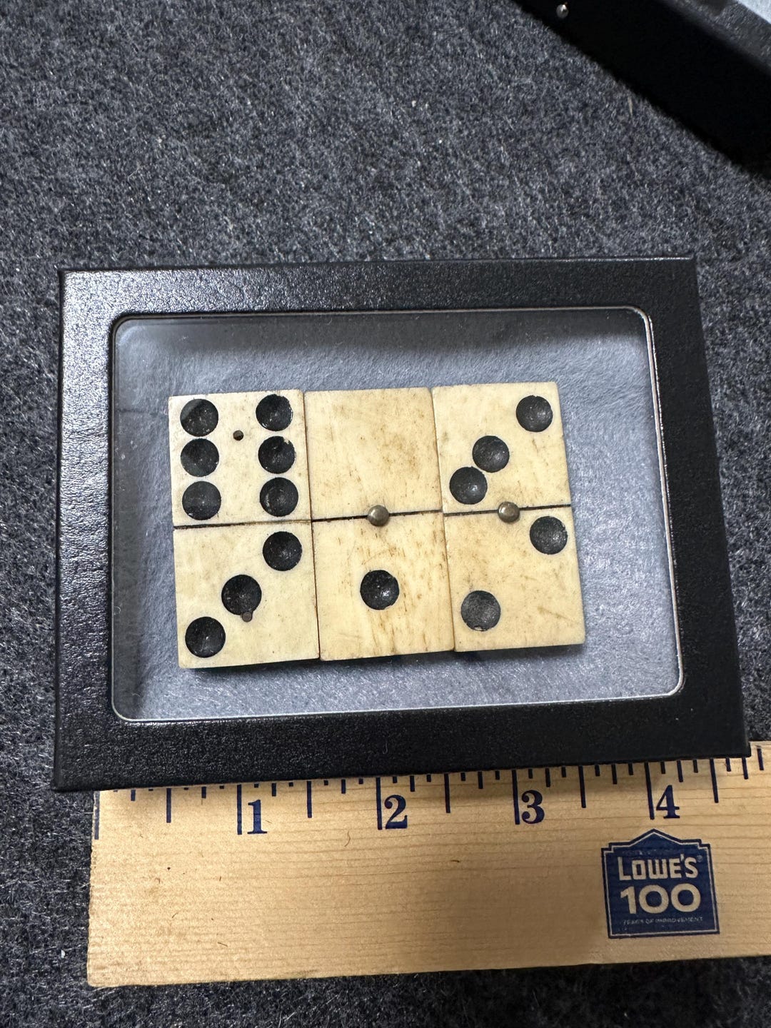 Authentic Civil War Era Bone Dominoes Mounted on Ebony Wood - Etsy