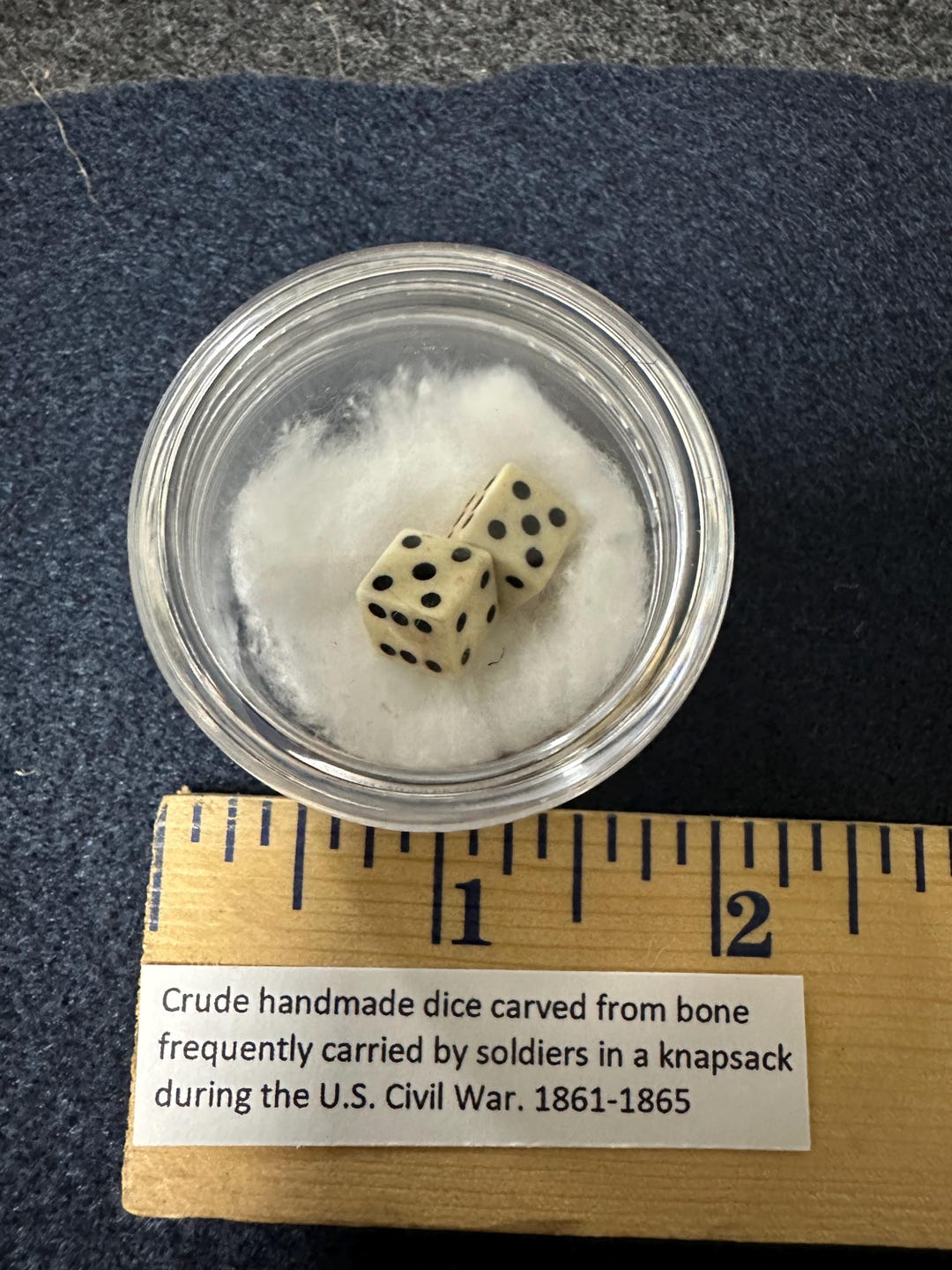 Authentic Civil War Era Hand Carved Dice - Etsy