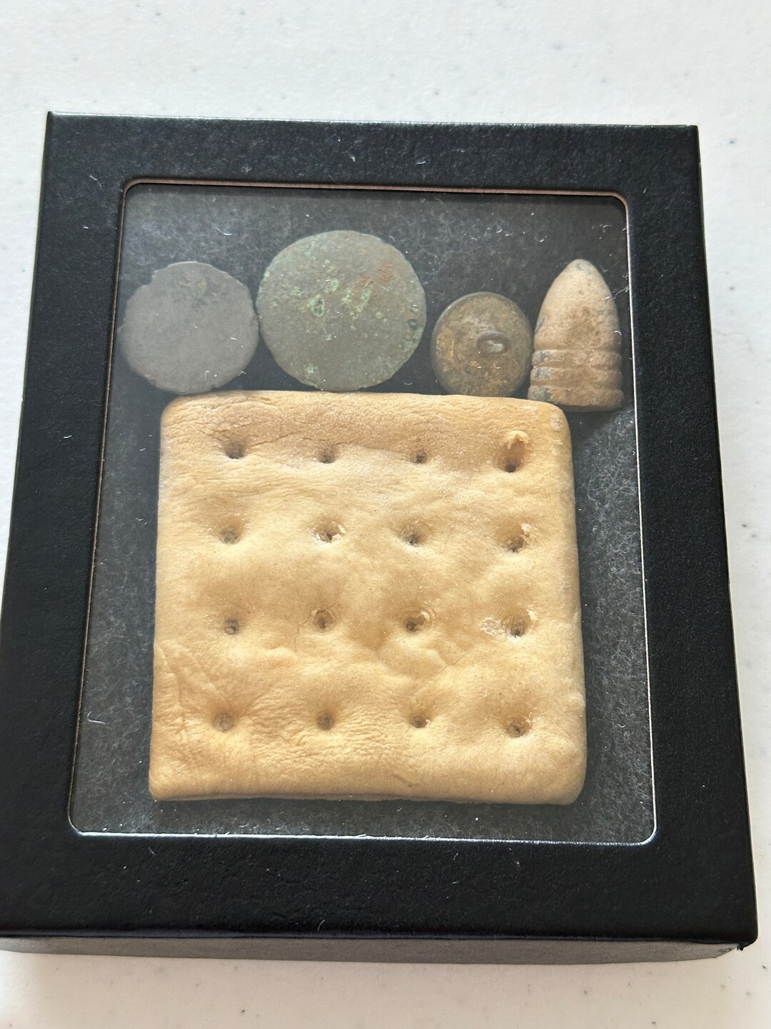 Civil War Hardtack With Dug Relics - Etsy