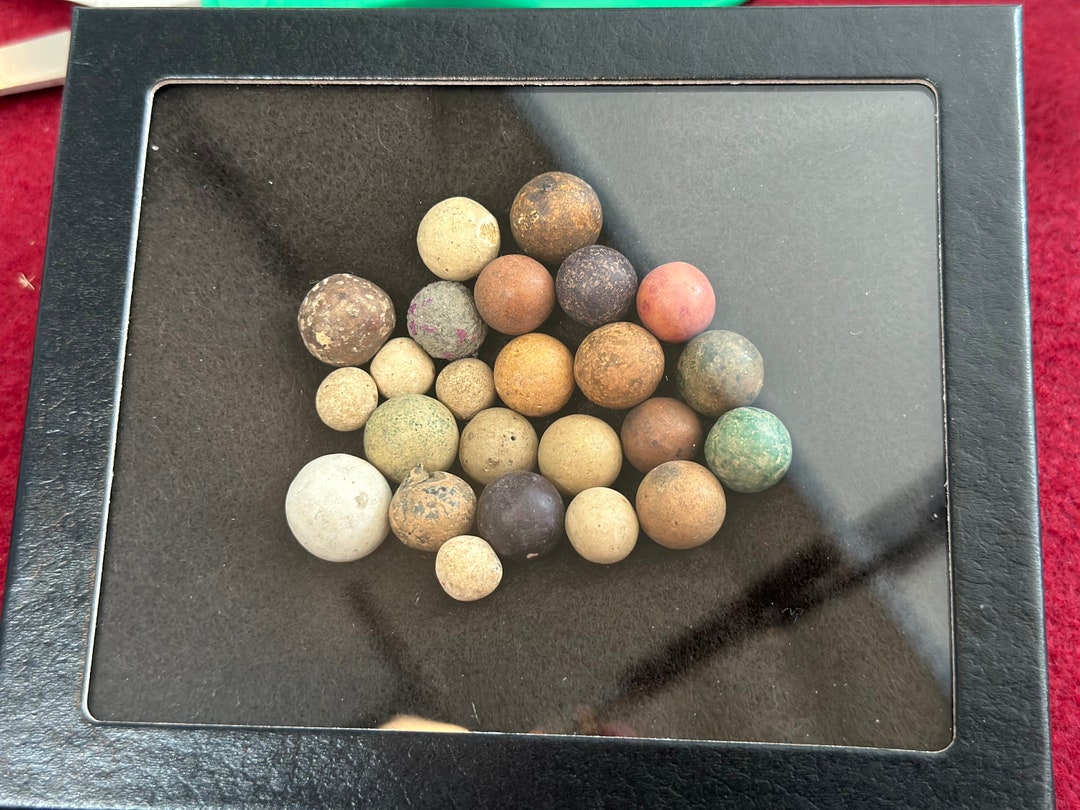 Civil War Era Clay Marbles in Various Sizes - Etsy