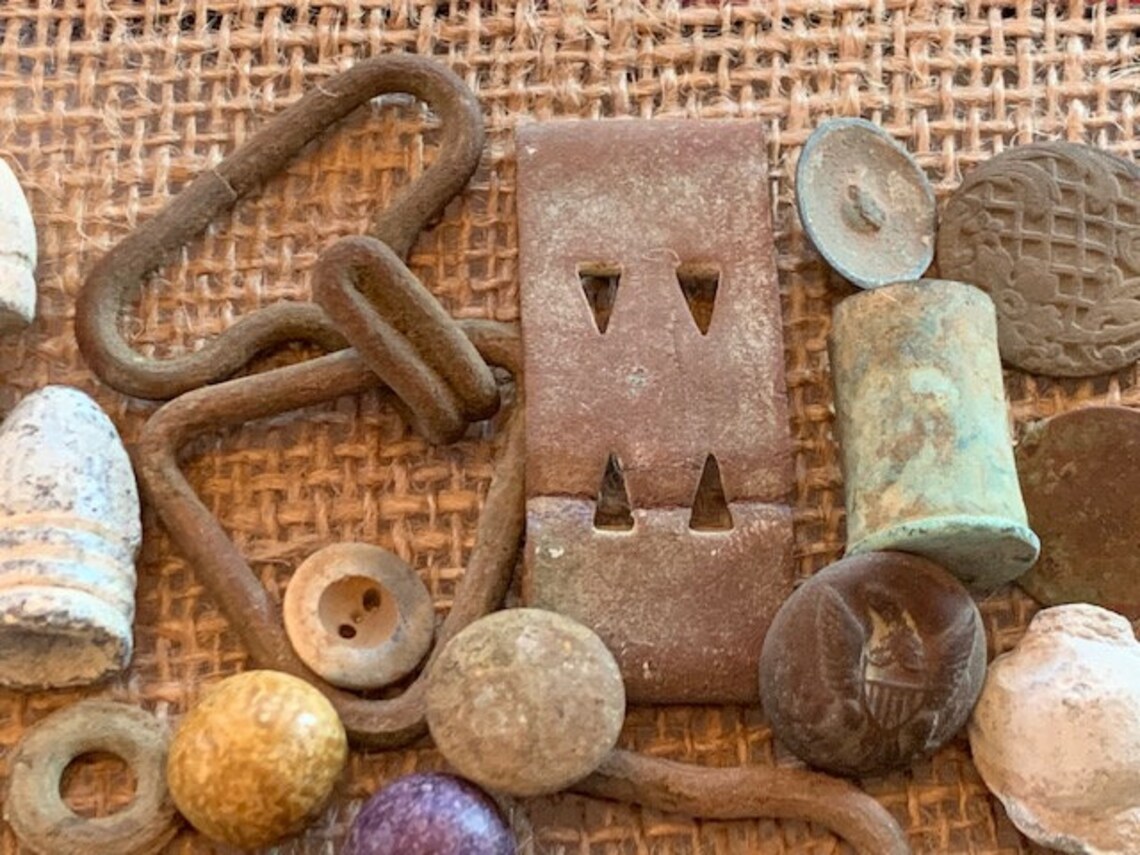 Authentic Civil War Relics Excavated from a Campsite | Etsy