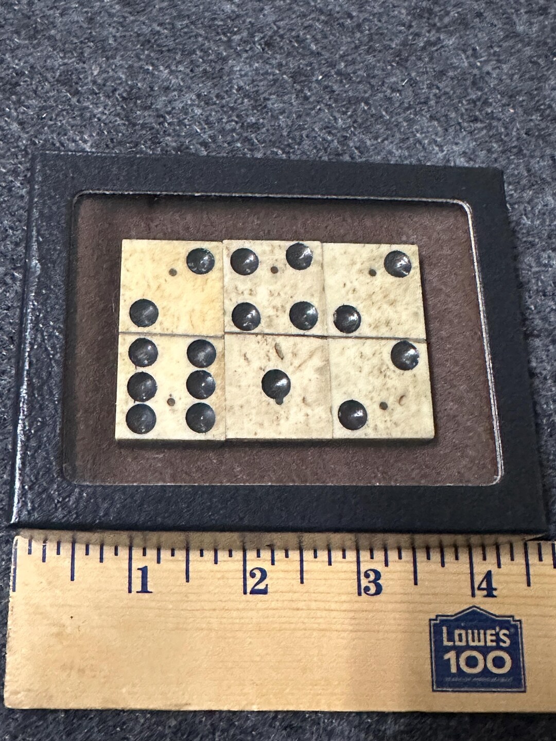 Authentic Civil War Era Bone Dominoes Mounted on Ebony Wood - Etsy