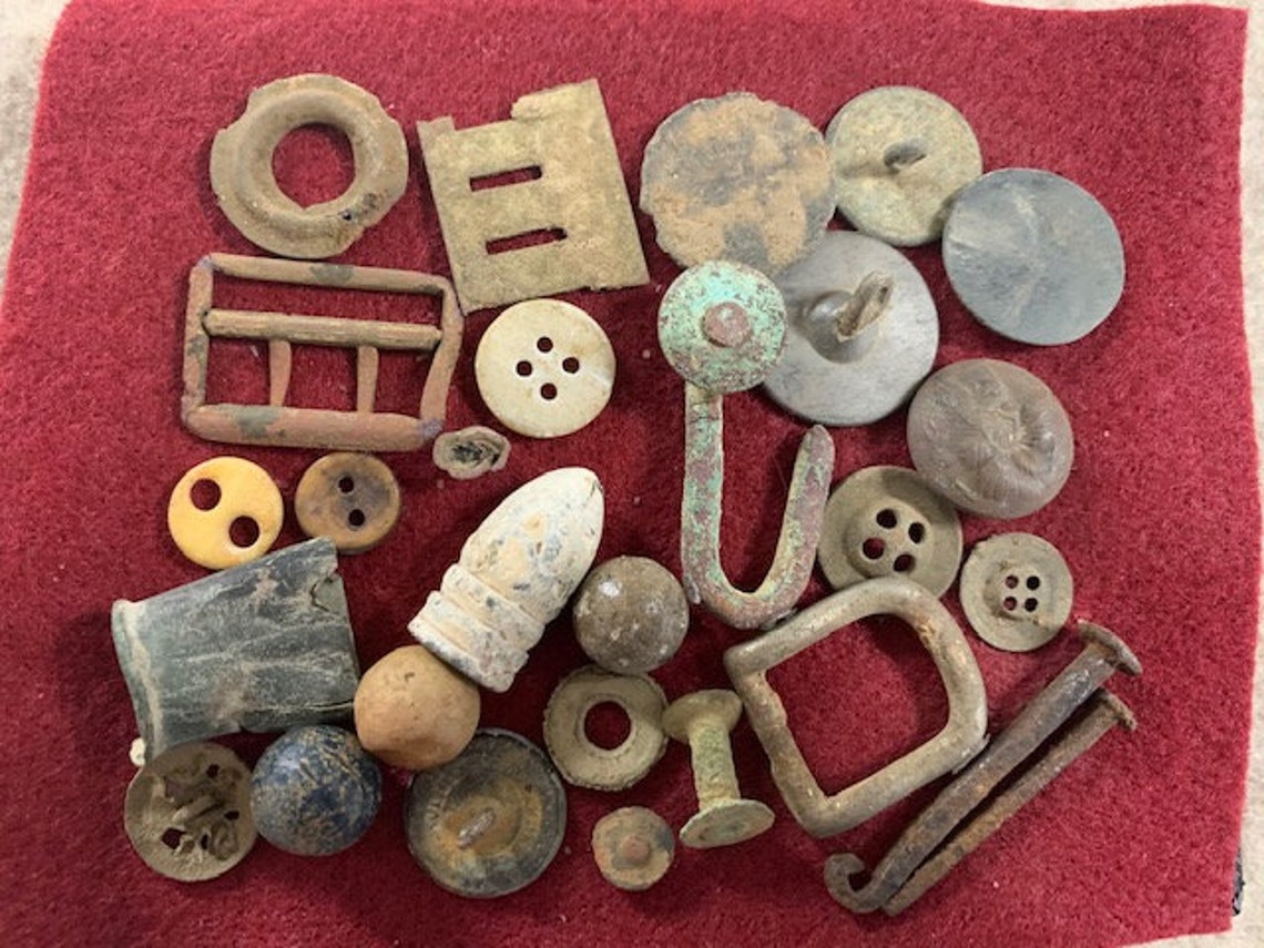 Authentic Civil War Relics Recovered From a Campsite Used - Etsy