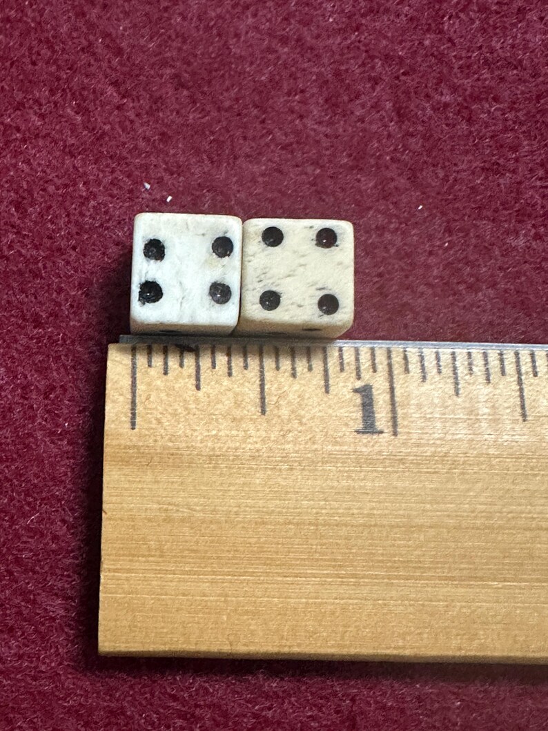 Authentic Civil War Era Hand Carved Dice - Etsy