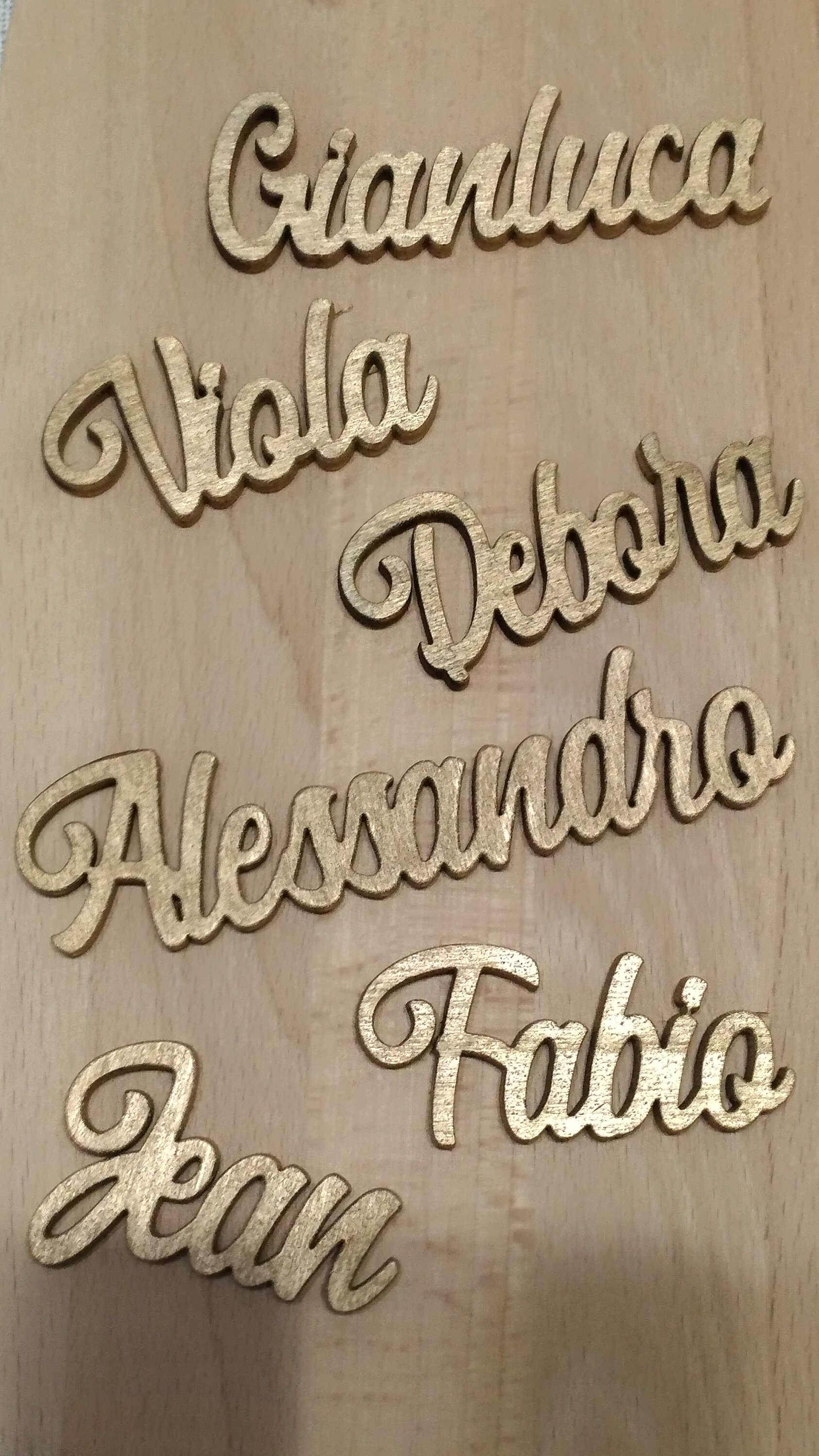 Wedding Placeholder Personalized Wooden Names Personalized - Etsy UK