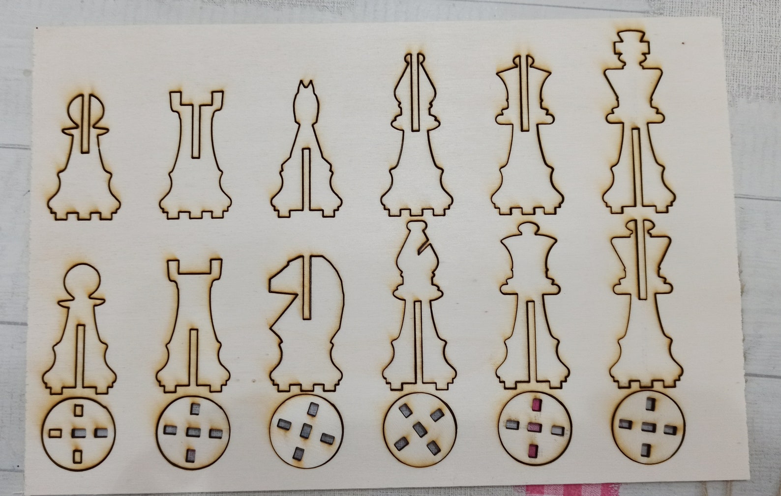 Chess, Chess Set Laser Cutting File - Digital Model, 3 Mm Laser Cut ...