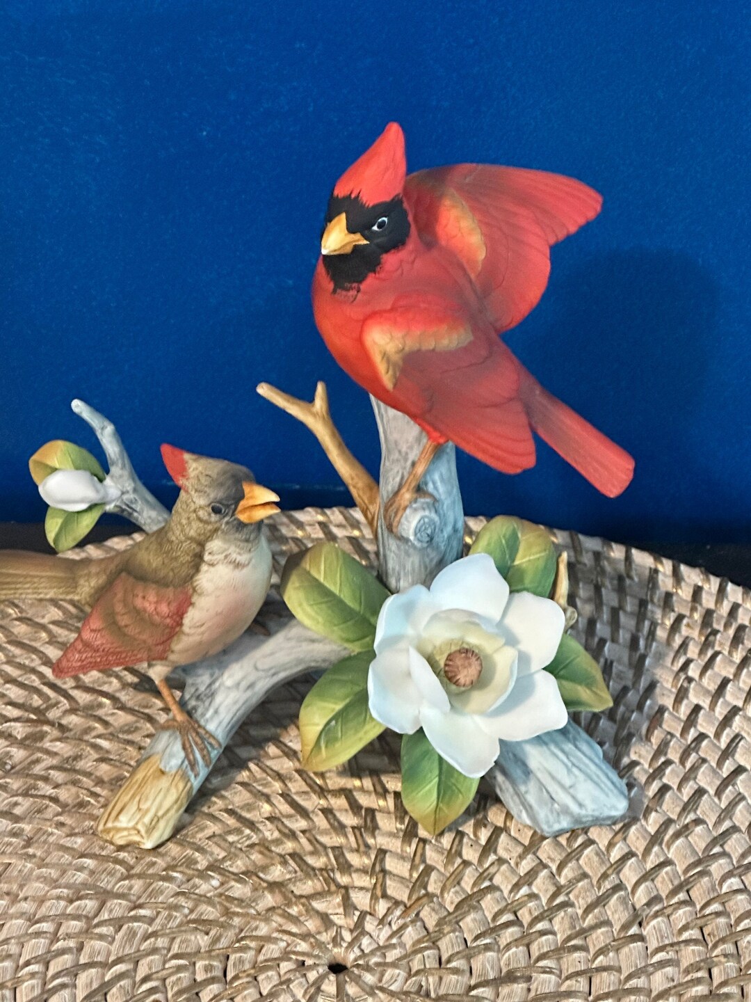 Vintage Porcelain Cardinals Andrea by Sadek Figurine 6229 - Etsy