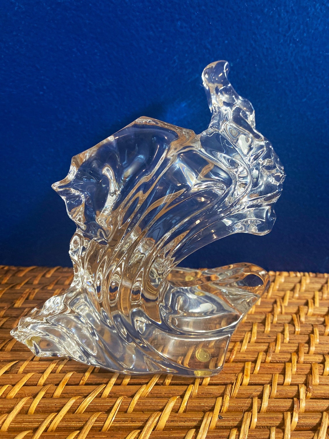 Vintage Lenox 1995 Fine Crystal Glass Waterscape Wave - Etsy