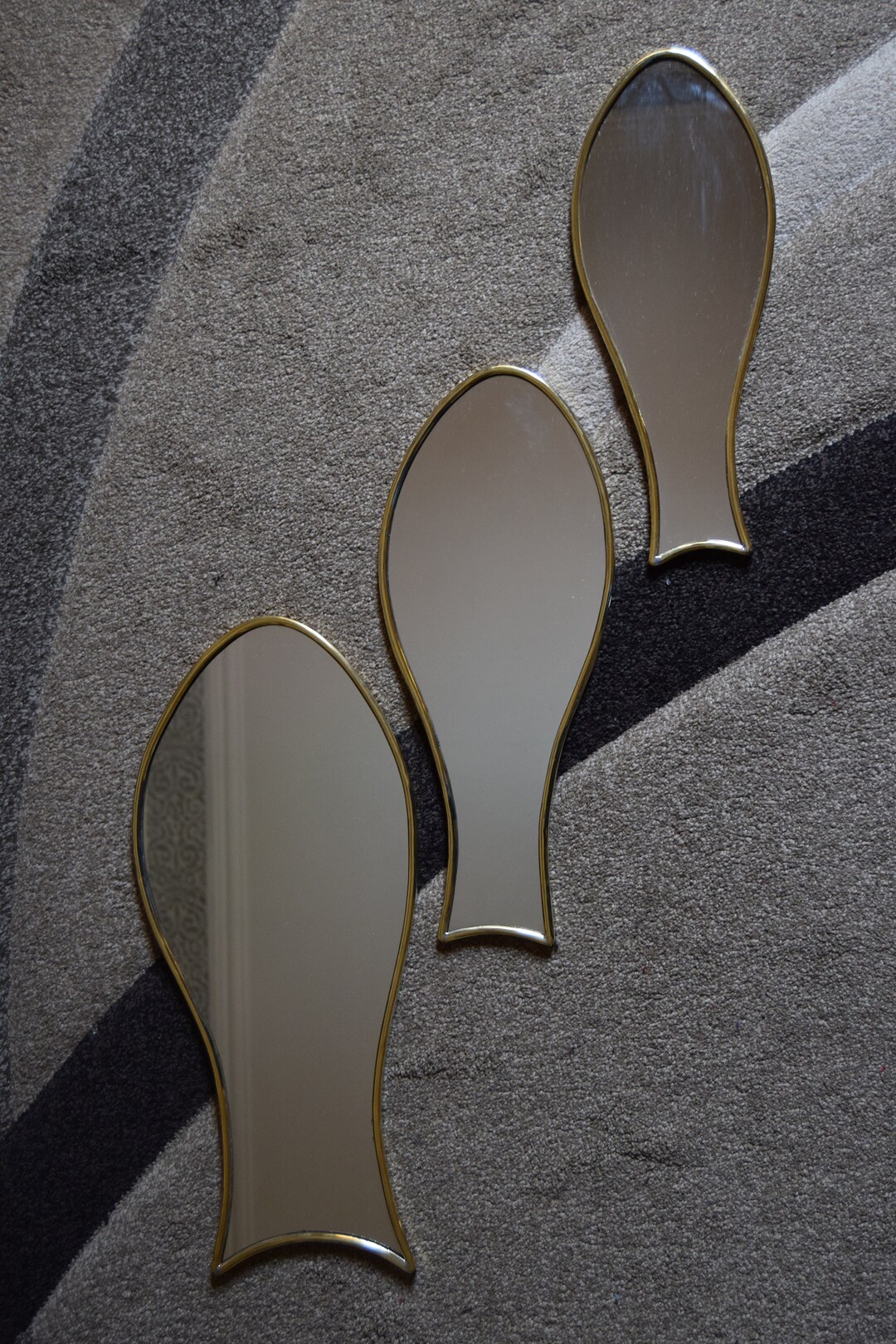 Brass Furniture Mirror Decor Ottoman Gift Golden Moroccan Mirror ...