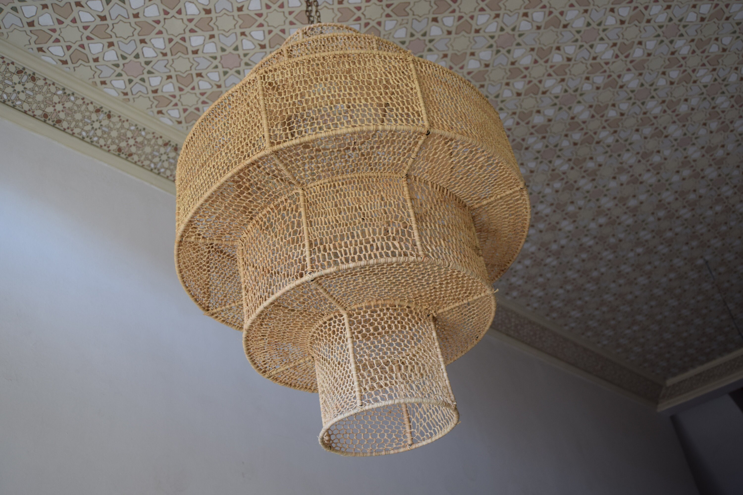 Moroccan Rattan Pendant Light Moroccan Wicker Chandelier - Etsy