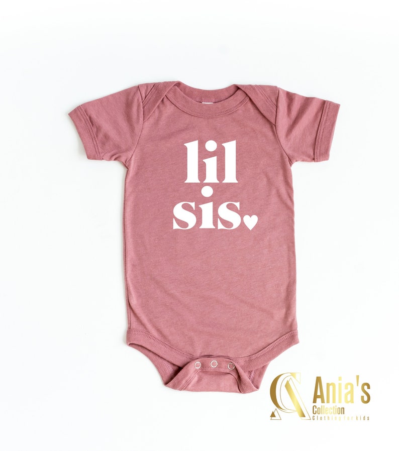 Lil Sis Onesie Little Sister Shirt Lil Sis T-shirt Little - Etsy