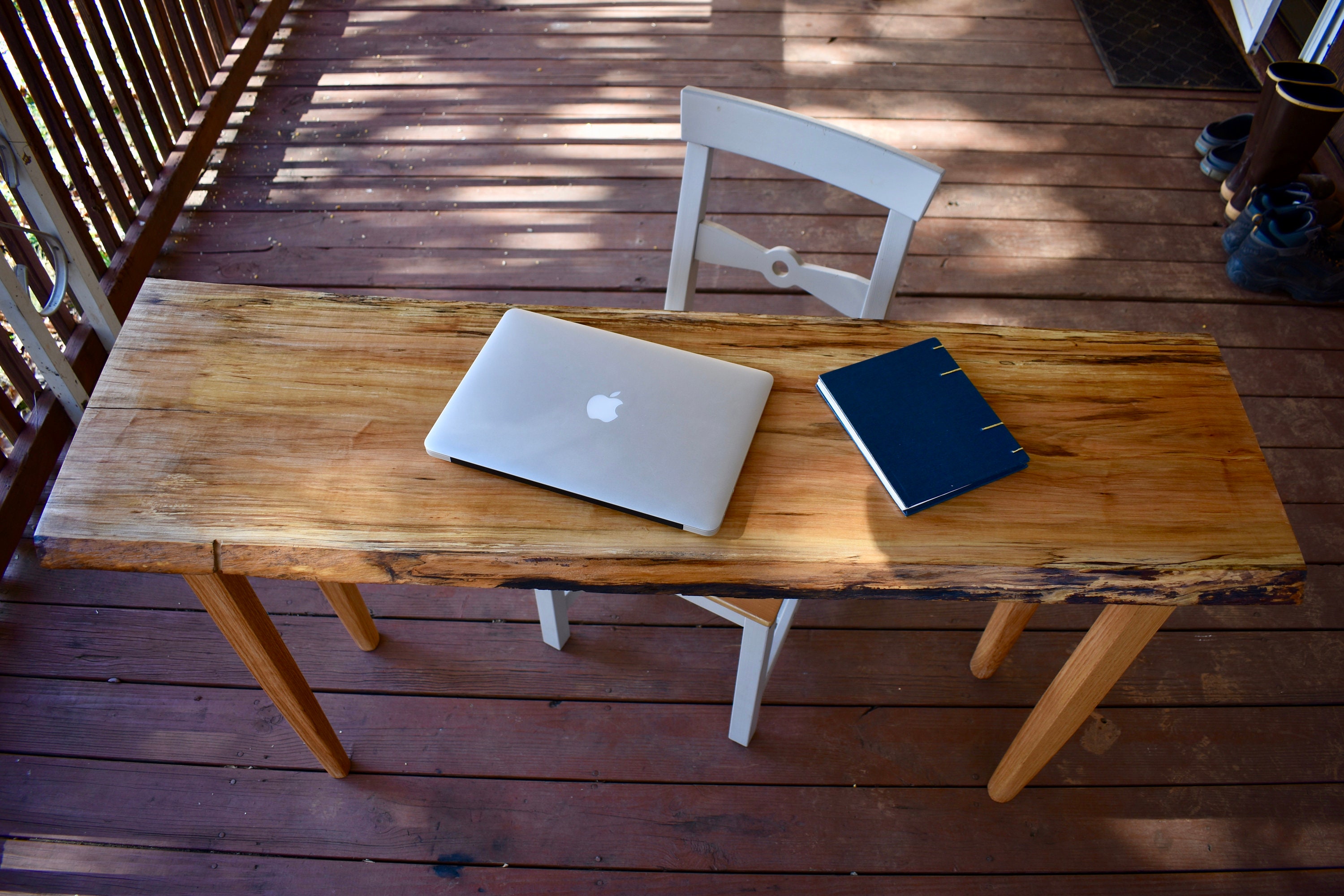 Maple Office Desk, Table, Hallway Table, Rustic, Woodworking, Bedroom ...