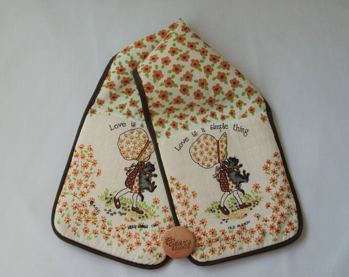 Holly Hobbie Oven Glove, Old Bleach, 1970s Vintage - Etsy