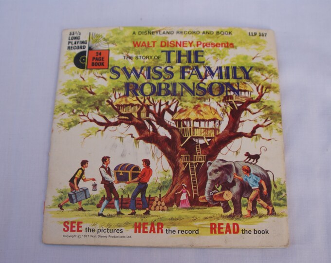 1971 Disney the Swiss Family Robinson See Hear Read - Etsy