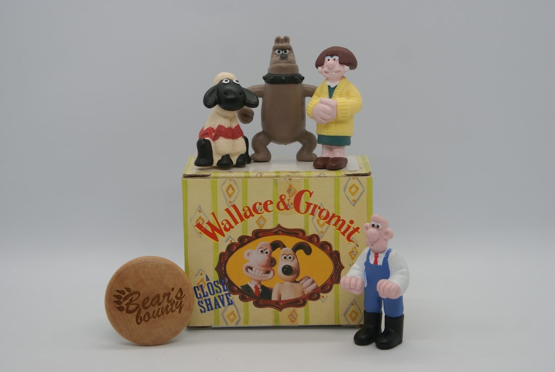 Wallace & Gromit Figures, A Close Shave, in Box, Vintage 1980s - Etsy