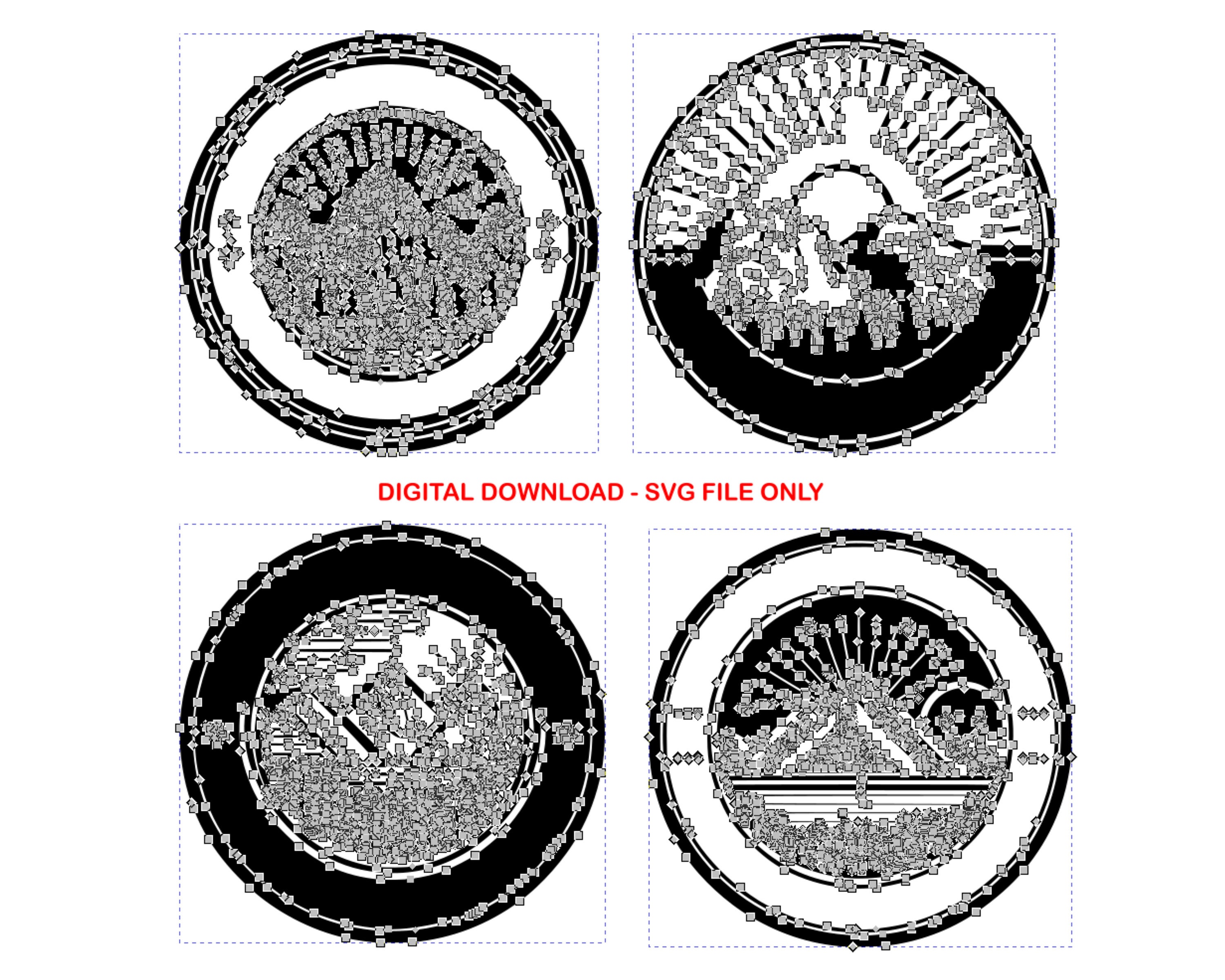 Monoline National Parks Svg, Night Time, Astro Svg, Outdoor Camping ...