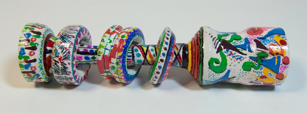 Painted Captive Rings - Etsy