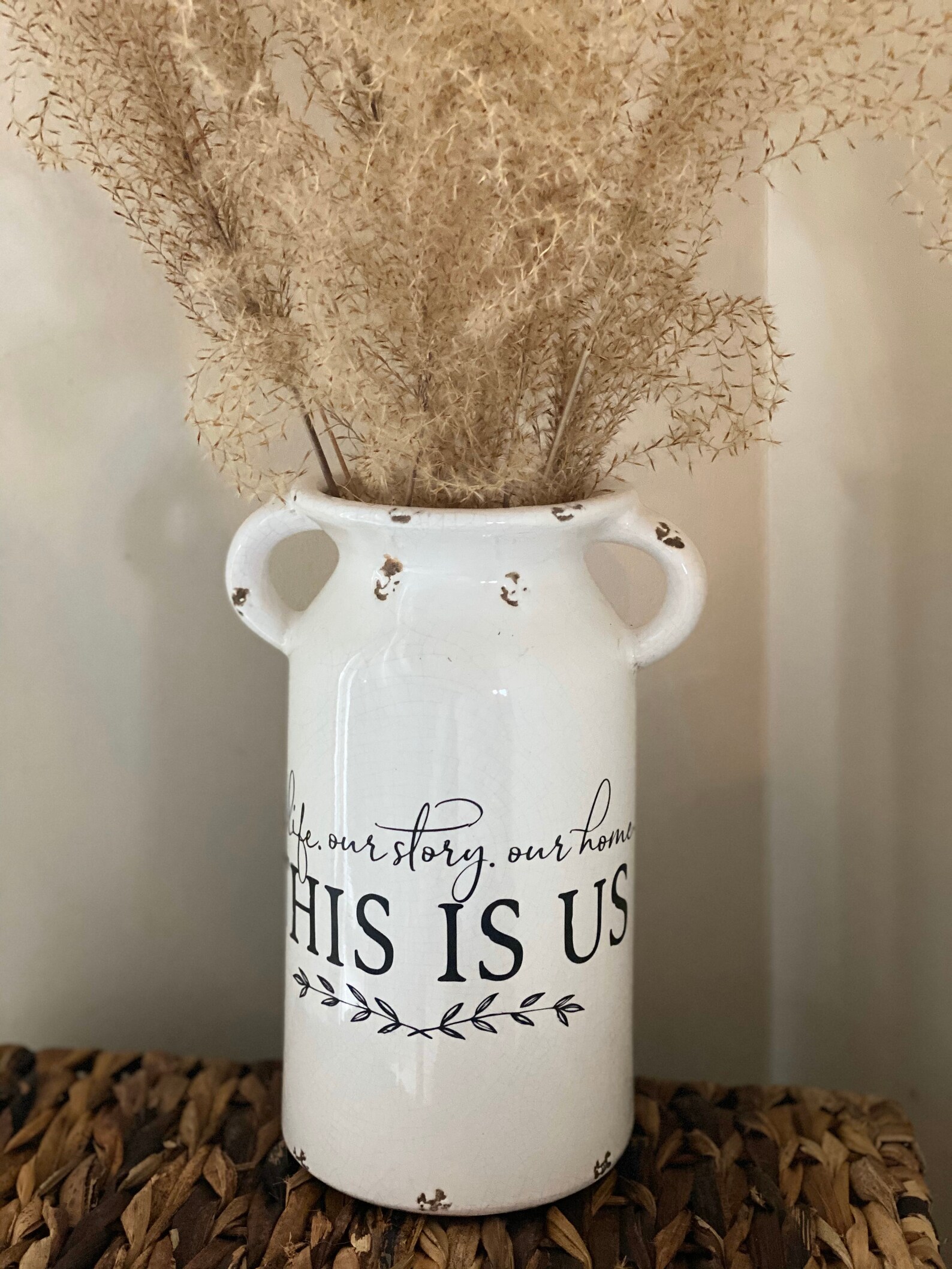 Personalized Farmhouse Jug with Vinyl design Milk Jug Home | Etsy