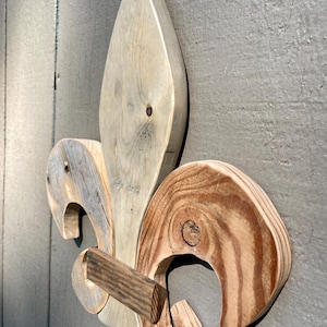 Wood Fleur De Lis Wall Decor, NOLA Artwork, Rustic Fleur De Lis - Etsy