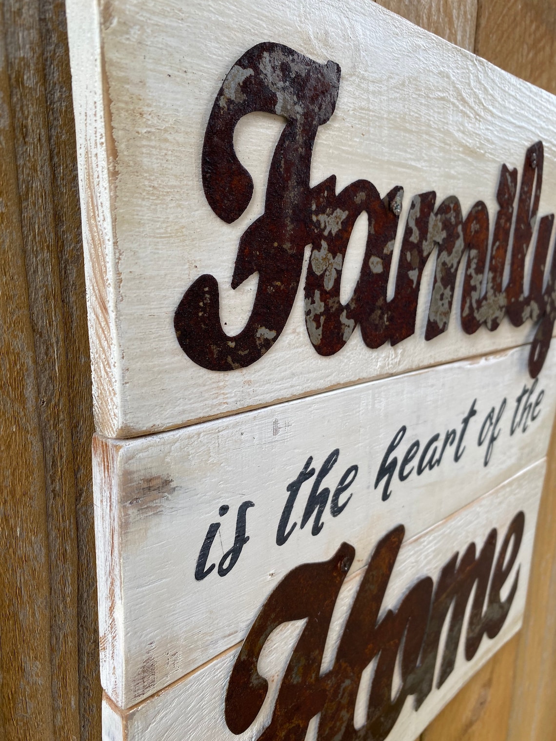 Family is the Heart of the Home Farmhouse Decor Family - Etsy