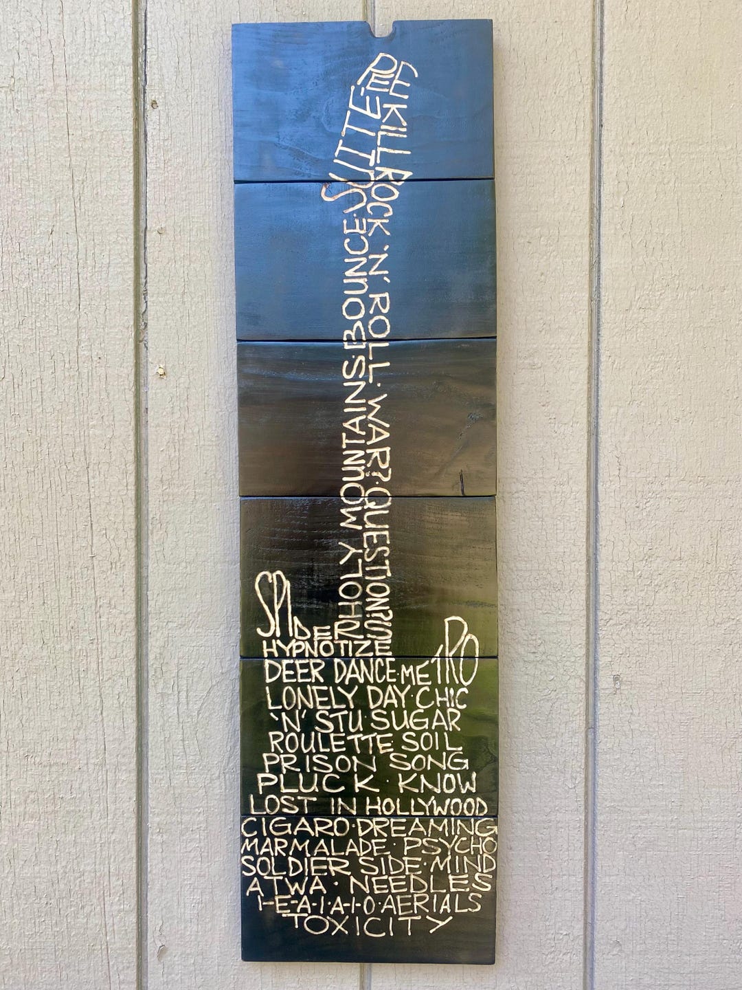 System of a Down Fan Art, Engraved Wooden Music Decor - Etsy