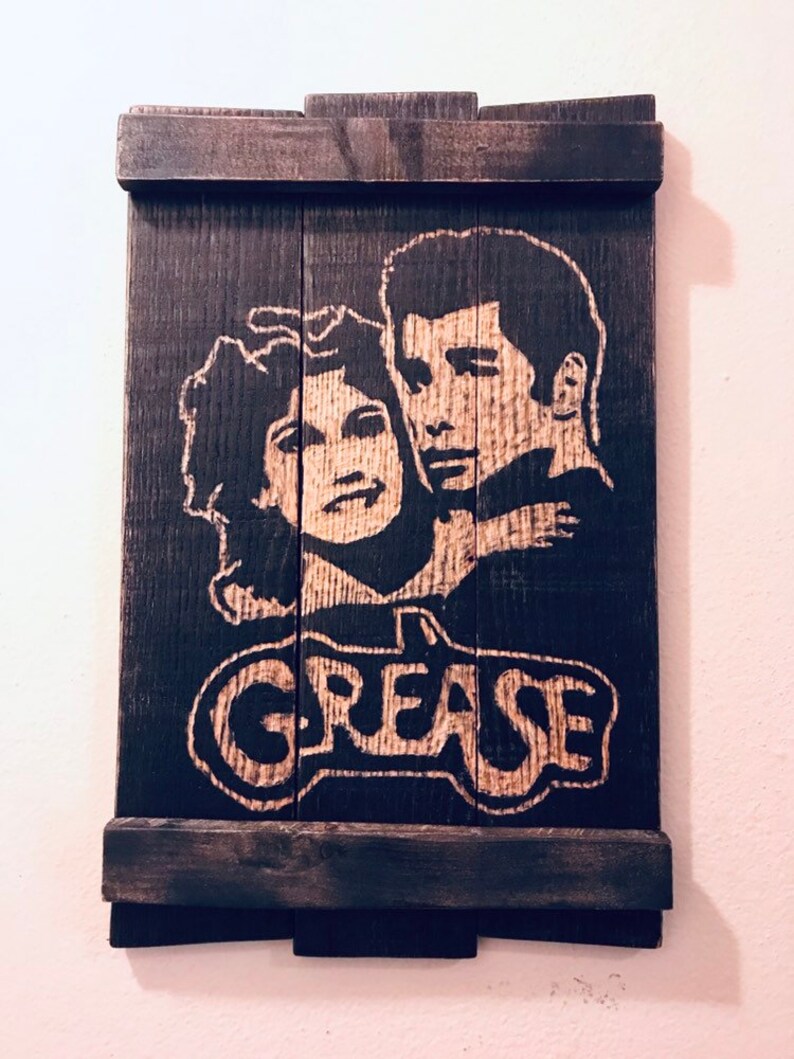 Pallet Wood Grease Wall Hanging Grease Art Diner Decor - Etsy