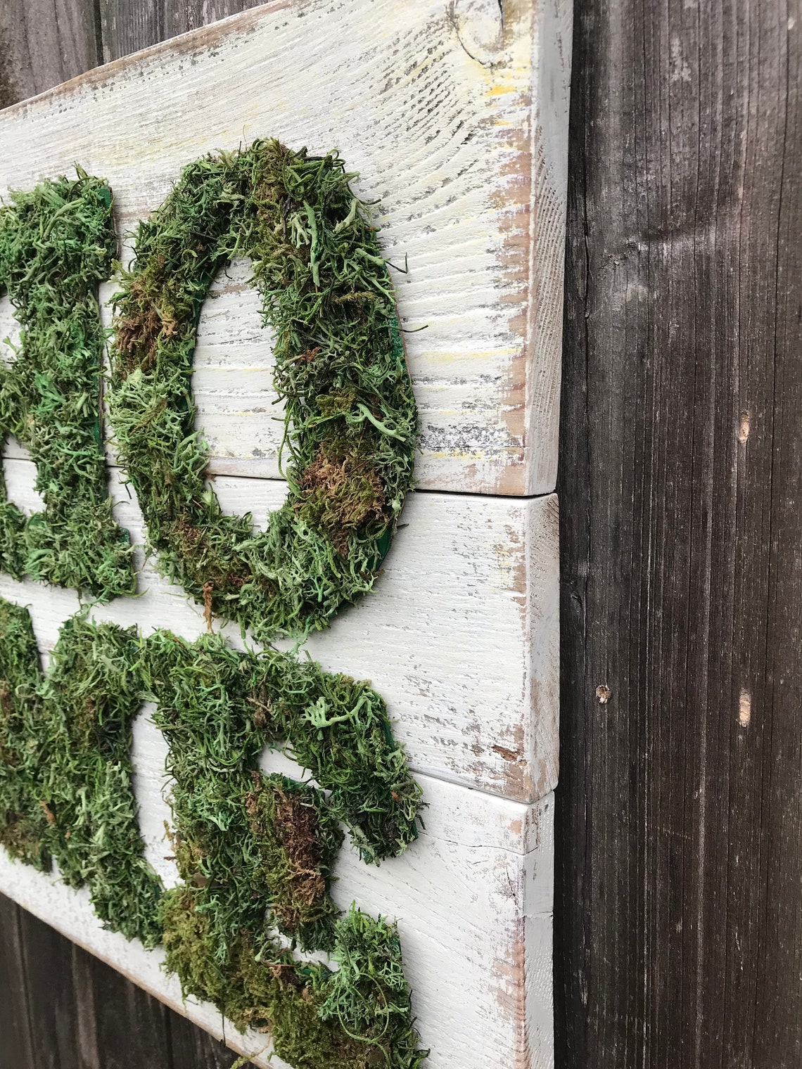 Moss Word Decor Moss Letter Art Home Word Decor Moss - Etsy