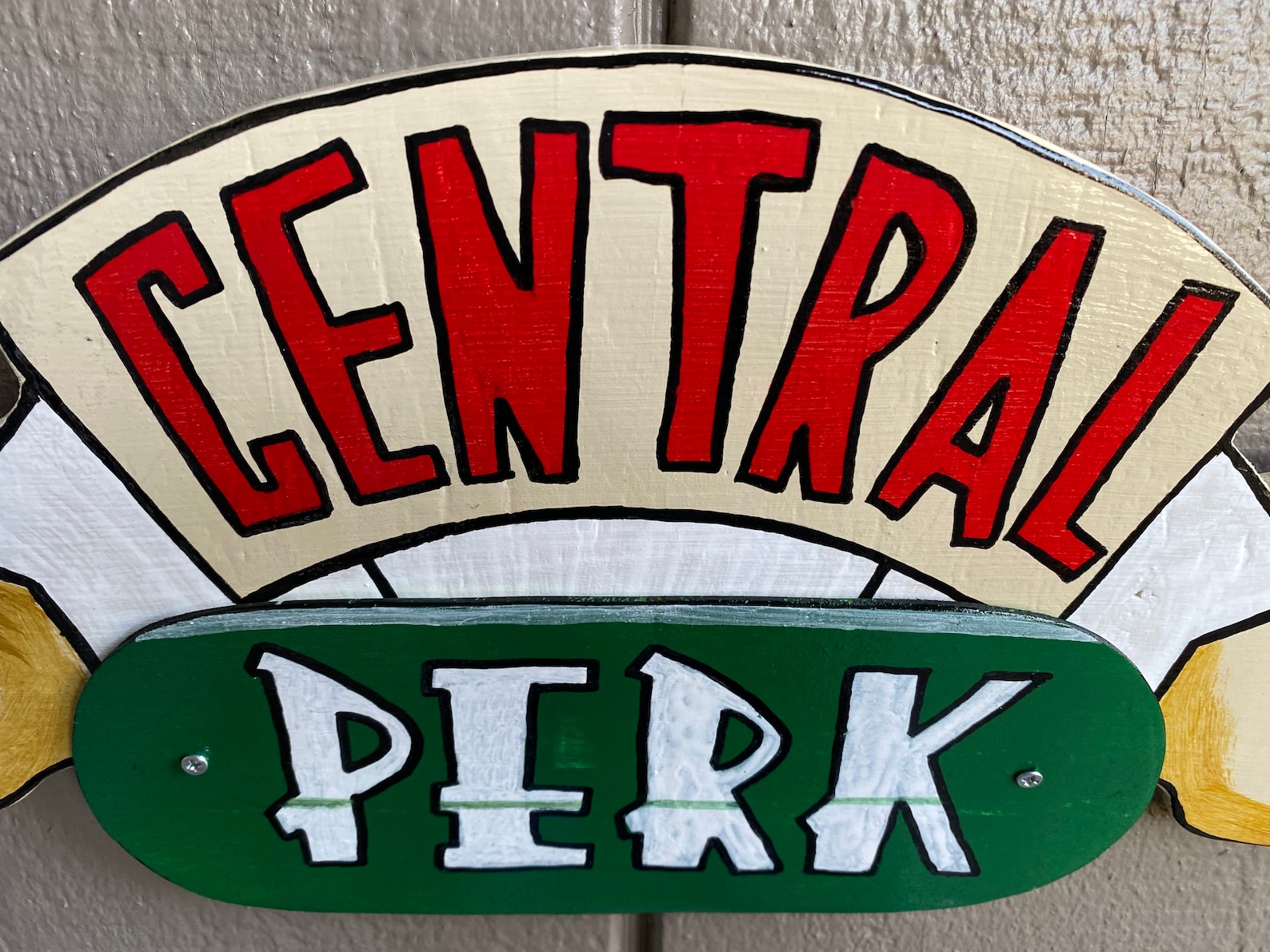 Wood Central Perk Sign Wood Friends Decor Friends Inspired | Etsy