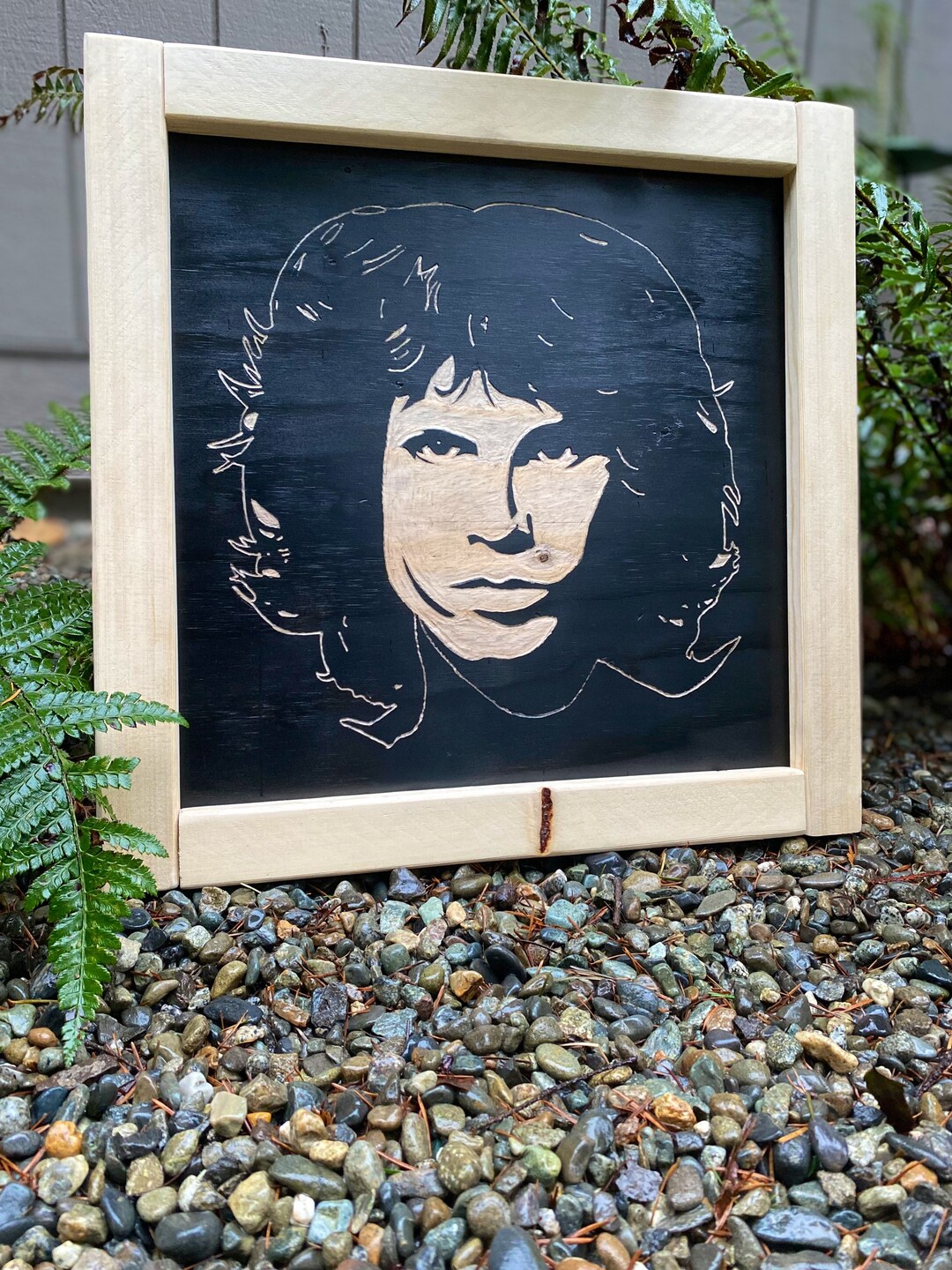 Engraved Jim Morrison Wall Art, Classic Rock Art for Home and Office - Etsy