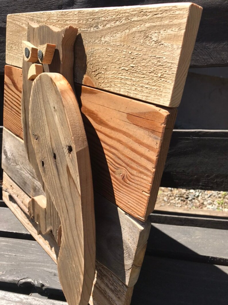 Rustic Owl Wall Decor Reclaimed Wood Owl Owl Wall Hanging - Etsy