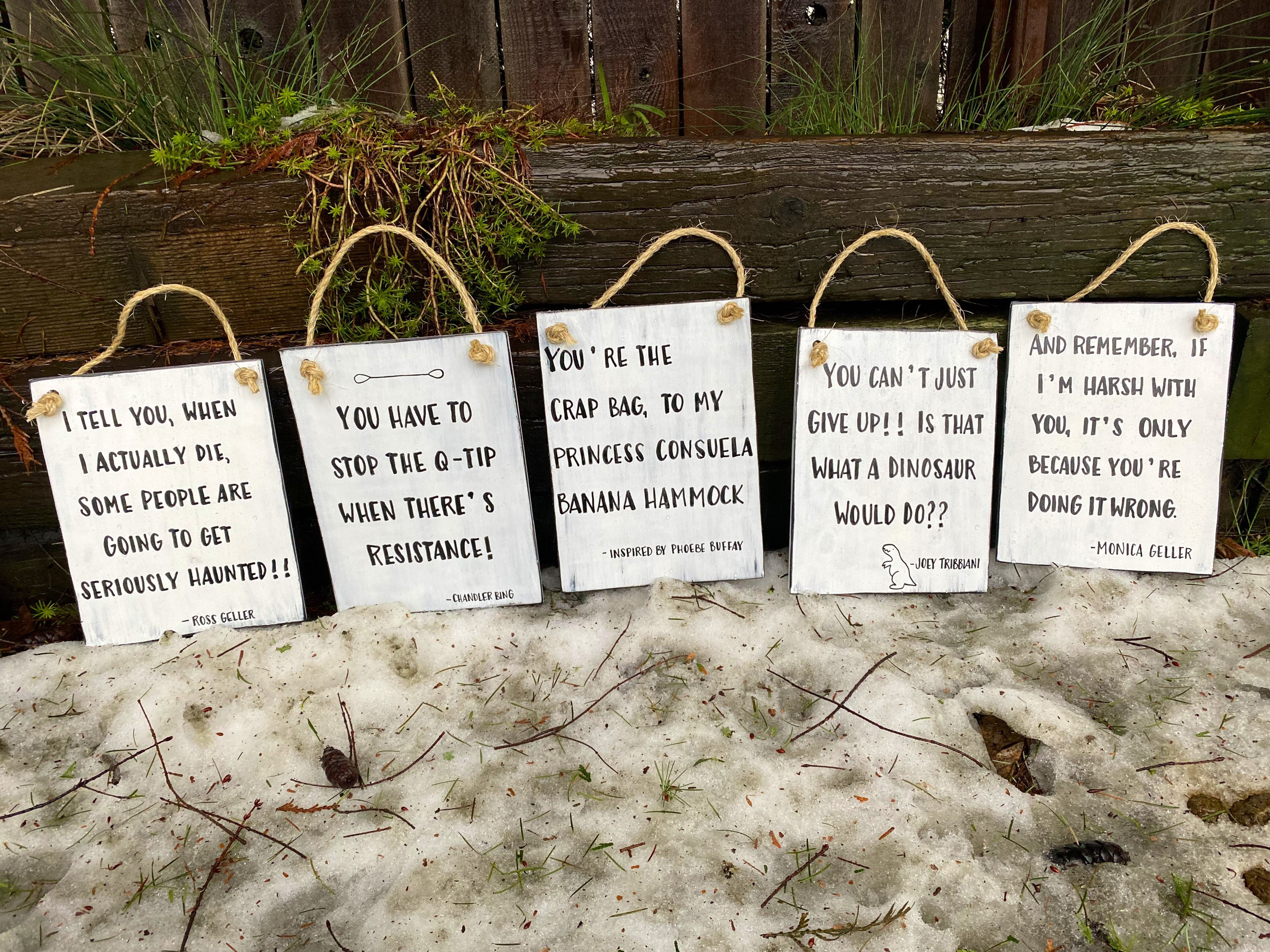 Friends Tv Show Decor Friends Sign Joey From Friends Joey - Etsy