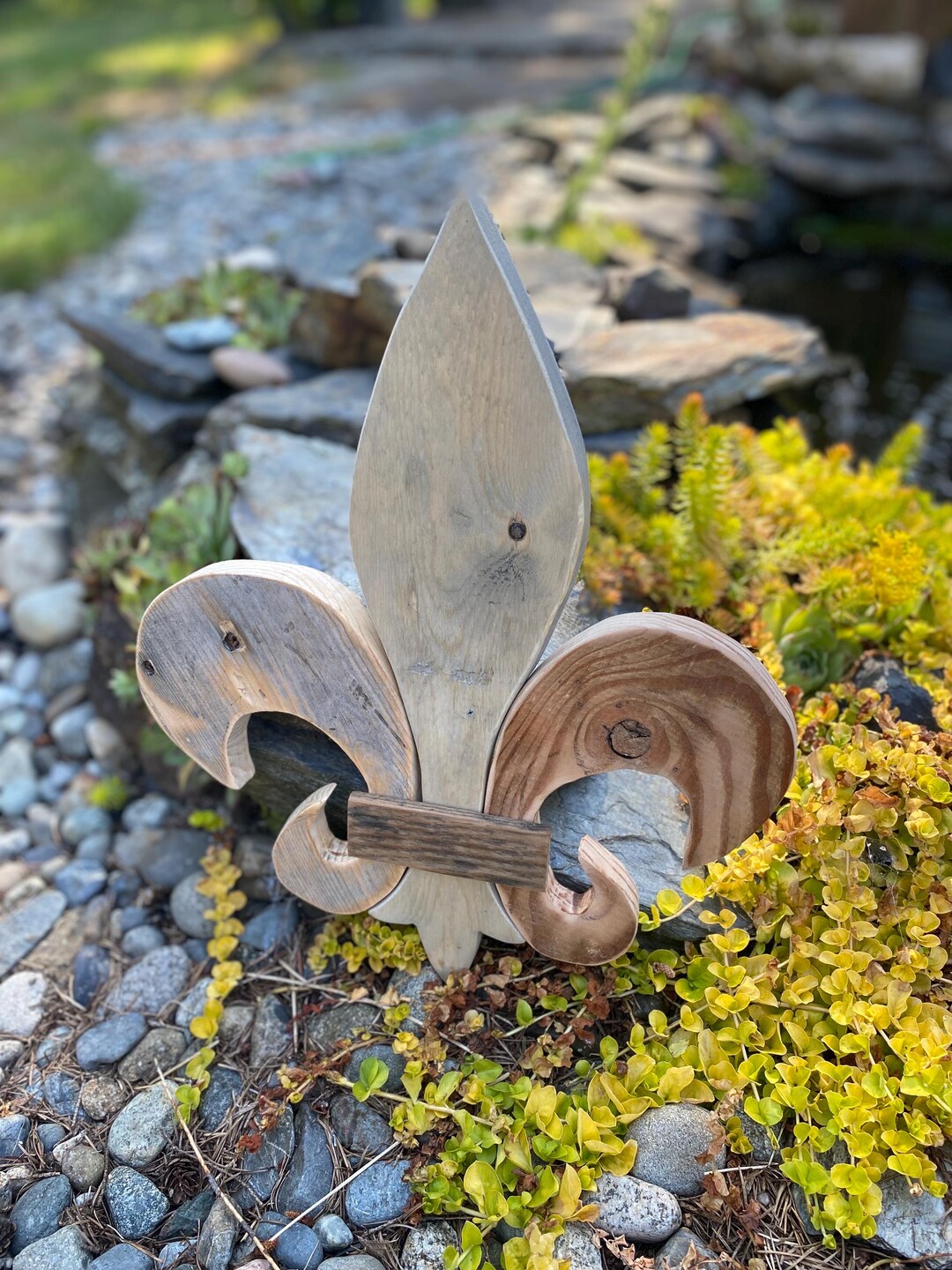 Wood Fleur De Lis Wall Decor, NOLA Artwork, Rustic Fleur De Lis - Etsy