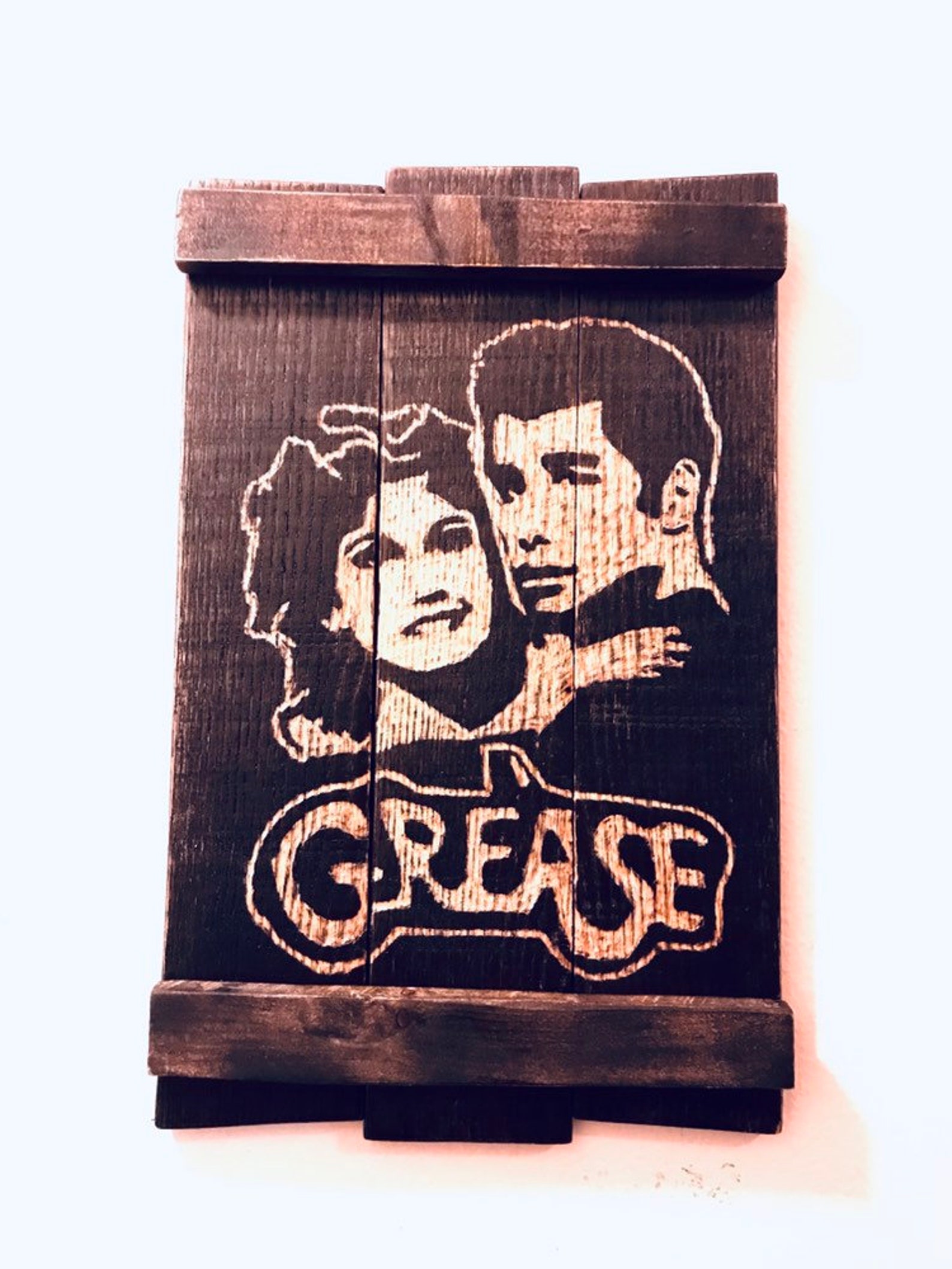 Pallet Wood Grease Wall Hanging Grease Art Diner Decor - Etsy