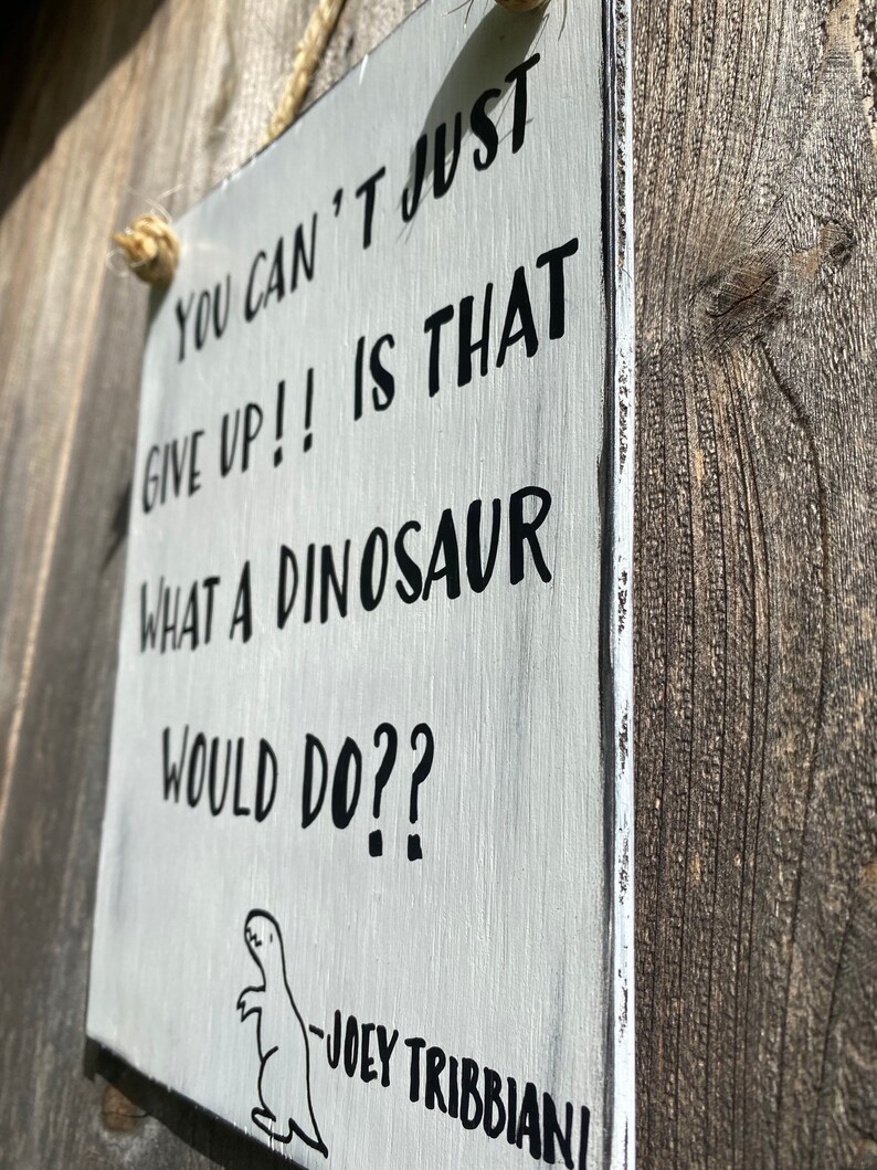 Friends Tv Show Decor Friends Sign Joey From Friends Joey | Etsy