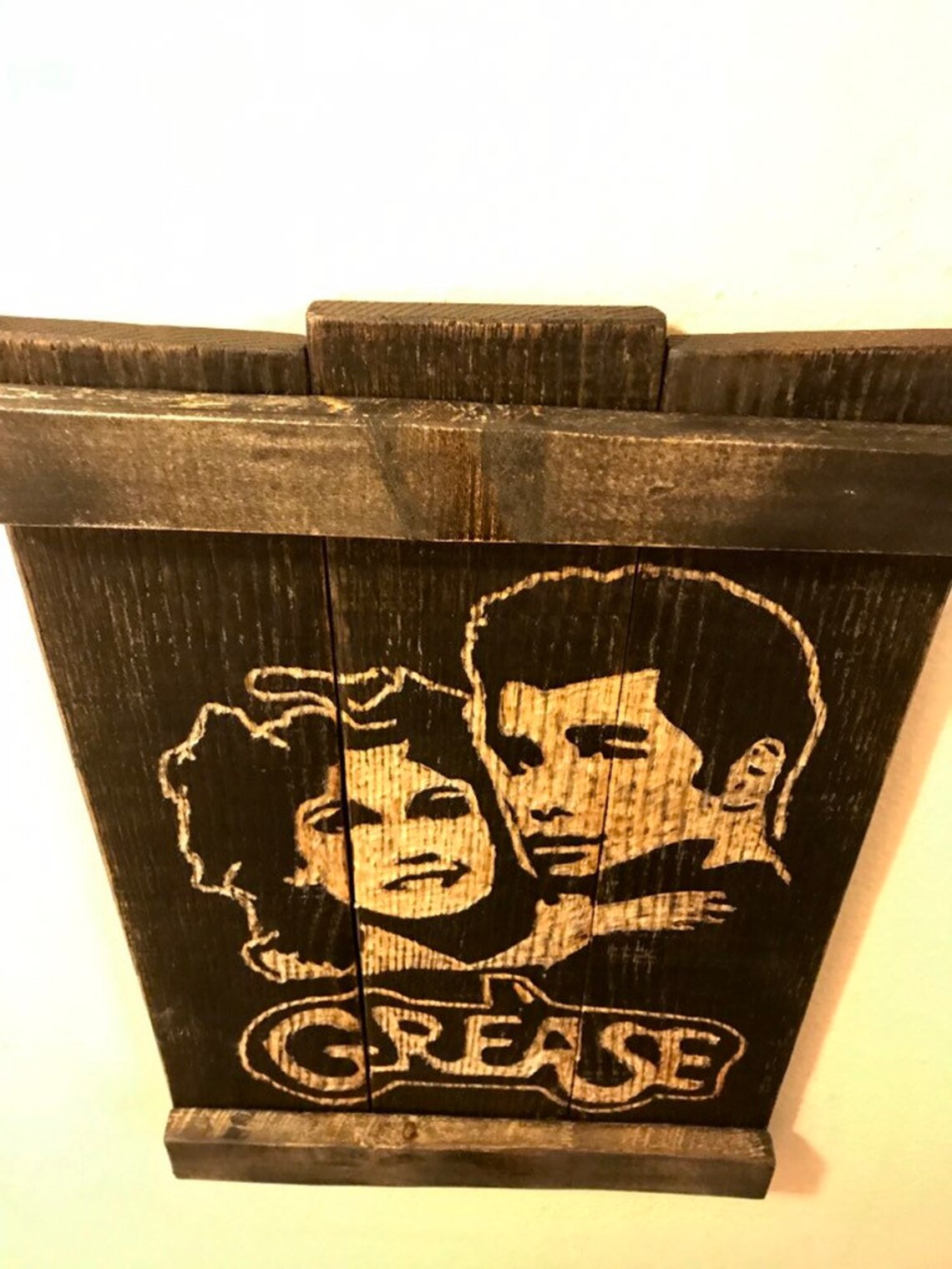 Pallet Wood Grease Wall Hanging Grease Art Diner Decor | Etsy