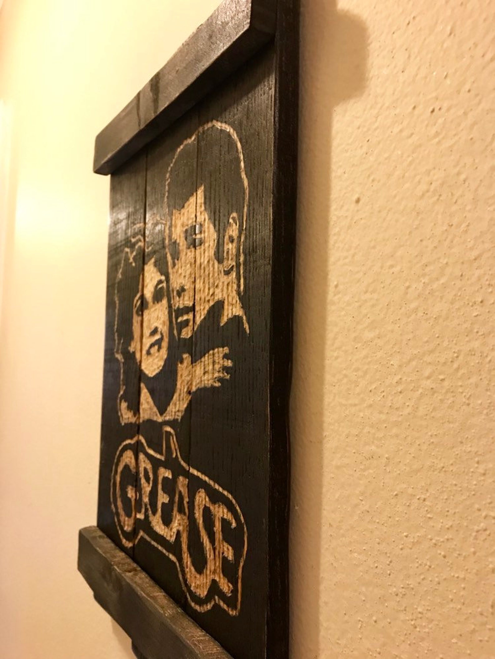 Pallet Wood Grease Wall Hanging Grease Art Diner Decor - Etsy