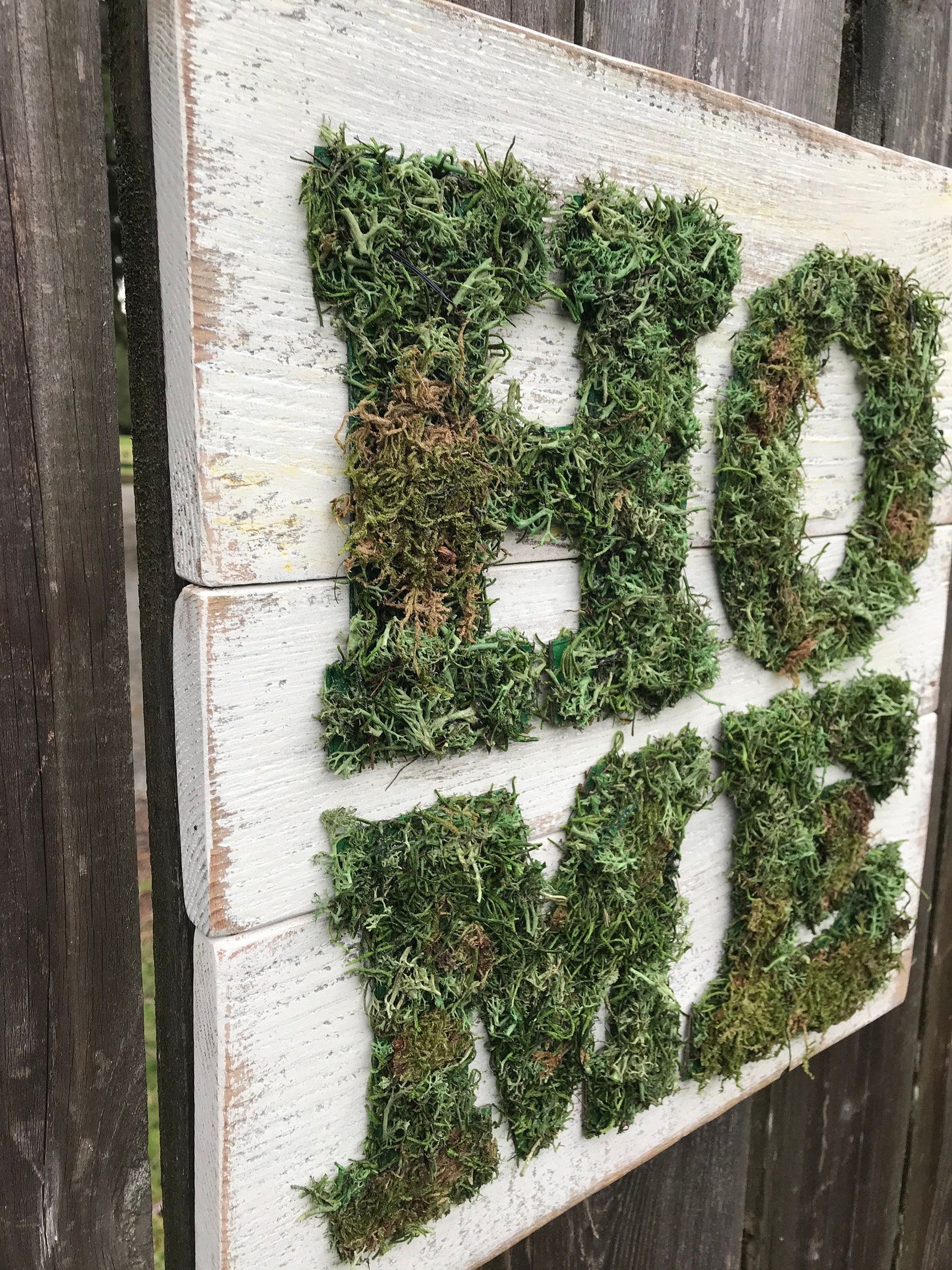 Moss Word Decor Moss Letter Art Home Word Decor Moss - Etsy