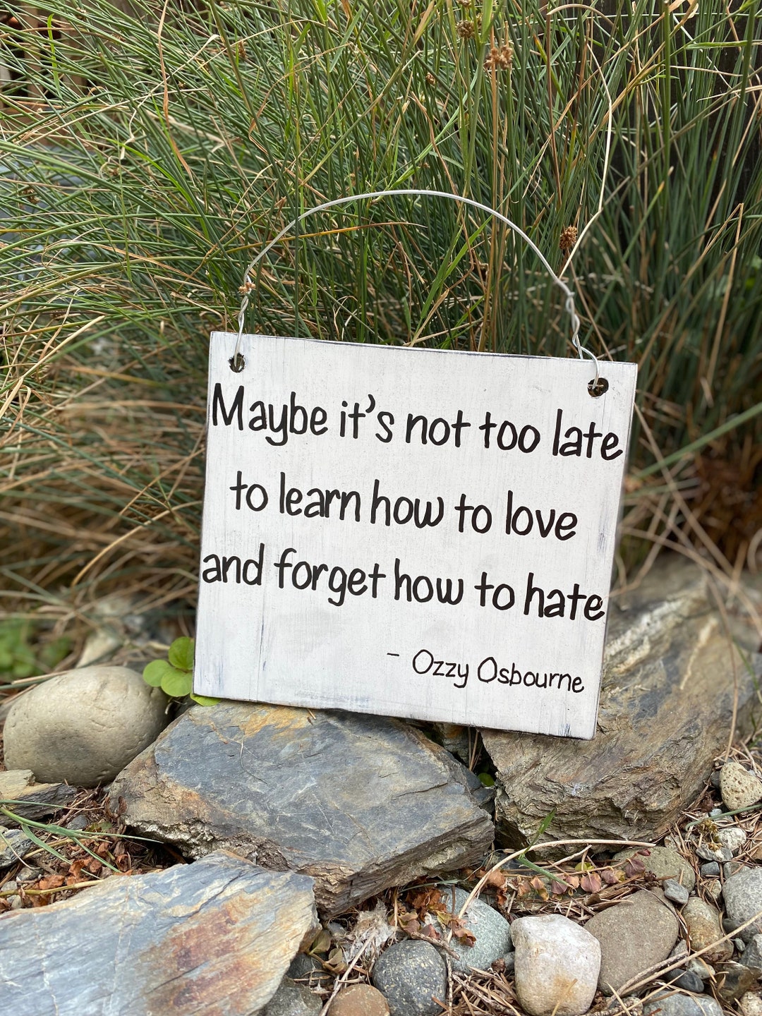 Maybe It’s Not Too Late Too Learn How to Love and Forget How to Hate ...