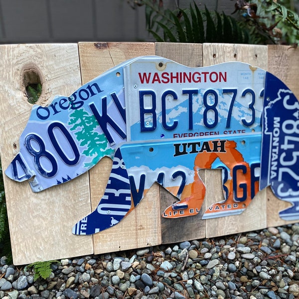 License Plate Art - Etsy