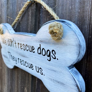 Rescue Dog Sign, Dog Rescue Decor - Etsy