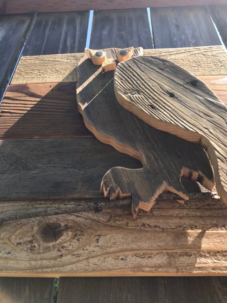 Rustic Owl Wall Decor Reclaimed Wood Owl Owl Wall Hanging - Etsy
