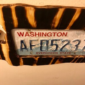 Washington State Wood License Plate Cutout, License Plate Art ...