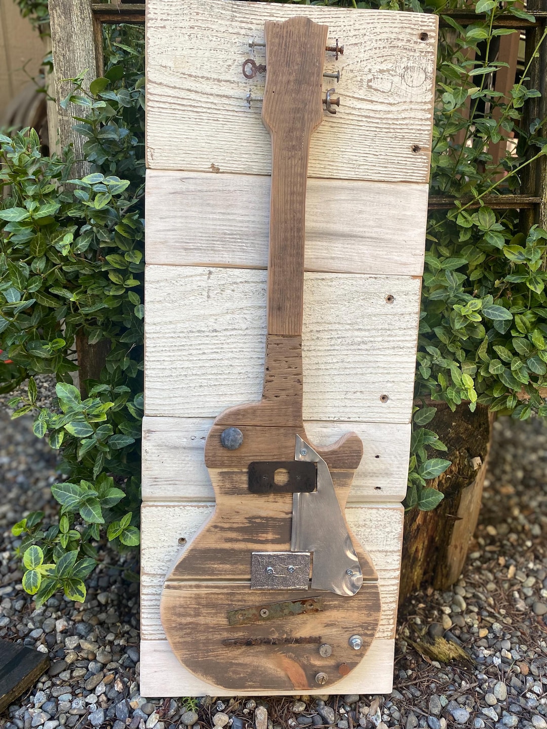 Wood Guitar Wall Art, Music Decor for Home and Office - Etsy