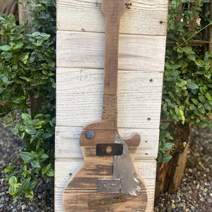 Wood Guitar Wall Art, Music Decor for Home and Office - Etsy